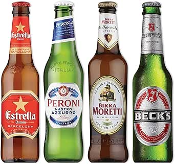 Beer Hunters Premium World Lager Mixed Case Gift Set of 12 Beers (Birra ...