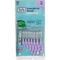 TePe Interdental Brushes Purple Extra Soft (1.1mm - Size 6) / Simple ...