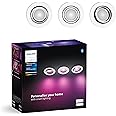 Philips Hue White & Color Ambiance Centura pack de 3 spots encastrés ...
