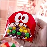 Chocozone Pack Of 100 Self Adhesive Guddy Bags Party Favor Bags Cookie ...