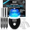 Premium Teeth Whitening Kit with Activated Charcoal - Blue 5-Point LED ...