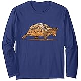 Cartoon Portrait Of Wild Baby Tortoise Plodding T-Shirt : Amazon.co.uk ...