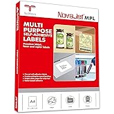 NovaJet Multipurpose Label for Inkjet/Laser Printer 65 Label (Size of ...