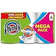 Plenty Kitchen Towel, 6 White Rolls, 600 Sheets, 2-Ply Tissue : Amazon ...