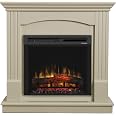 Dimplex Chadwick Optiflame Electric Fire Suite, Cream Stone Effect ...