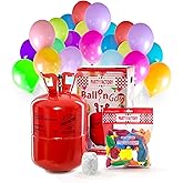 Party Factory Ladenburg Helium Bottle for 50 Balloons, Including 50 Balloons: Amazon.de: Toys