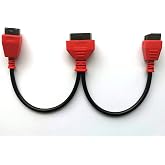 AMHTDOL FCA 12+8 Pin Connector to OBD2 Adapter Security Bypass Cable ...