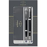 Parker Jotter Duo Set con Penna a Sfera e Penna Stilografica in Acciaio Inossidabile con ...