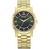 Titan Karishma Zing Quartz Analog Green Dial Silver Stainless Steel ...