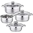 Velaze Cookware Pot & Pan Sets, Saucepan Set Induction Suitable Set of ...