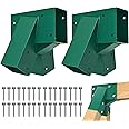 BeneLabel 2pcs Swing Frame Bracket, Heavy Duty Swing Corner End ...