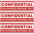 Red Confidential Sticker File Folder Chart Label 1 x 4 Inch ...