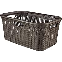 Curver Style 45 Litre Laundry Basket, Dark Brown : Amazon.co.uk: Home ...