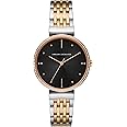 Buy Armani Exchange A?X Analog Black Dial Women's Stainless Steel Watch ...