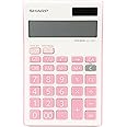Sharp EL-124T-BPK 12 Digits Twin Power Desktop Calculator, Pink : Amazon.co.za: Office Products