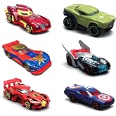 SSKHE 6PCS Spider Car Avengers Marvel Alloy Car Toys Gift for Fan Kids ...
