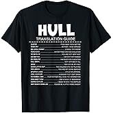 Funny Hull East Yorkshire Slang Translation Guide T-Shirt : Amazon.co ...