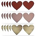 Scratch Off Stickers 30 Pieces Heart Scratch Stickers in 3 Colours, DIY ...