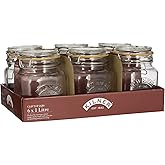 Kilner Square Clip Top Jars 1ltr - Case of 12 | Kilner Preservation ...