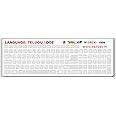 DailySo Telugu/Doe Keyboard Sticker Big Size Pack of 2 for Computer ...