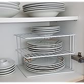 simplywire – 3 Tier Plate Rack - Kitchen Cupboard Organiser – White ...