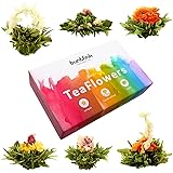 Teeblumen Geschenkset – Tee Geschenk in schöner Präsentationsbox – ein ...