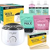 Mylee Professional Complete Waxing Kit with Wax Heater, Hard Wax Beads ...