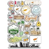 A4 Sticker Sheet Greece Landmarks Vinyl Stickers - Greek Athens City ...
