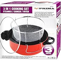 Morrisons Aluminium Chip Pan, 20 cm : Amazon.co.uk: Home & Kitchen