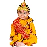 Buy Tripurari Boys and Girls 100% Cotton Dhoti Kurta Krishna Kids ...