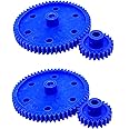 INVENTO 2pcs each Plastic Spur gear 24 Teeth + 60 Teeth 6.5mm Width ...