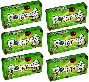 POPPETS MINT CREAMS COVERED IN DARK CHOCOLATE 6 x 40g VIMIX : Amazon.co ...