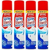 Dylon 2-in-1 Starch Spray with Easy Iron, Ironing Aid That Restores ...