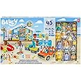 Bluey Friends & Family Beach Bash Mega Set- House Playset 45 Piece ...