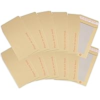 125Pcs A5 Envelopes iSOUL 229mm x 162mm A5 C5 Manilla Hard Board Backed ...