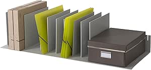 Paperflow Trieurs 10 séparateurs Gris: Amazon.fr: Fournitures de bureau