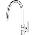 GROHE Get - Kitchen Sink Pull-Out Mixer Tap (2 Spray Options, High ...