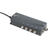 TV & Radio Signal Booster Aerial Amplifier, Labgear 6 Way 12V DC Line ...