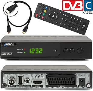 Anadol HD 202c + digitaler Full HD Kabel Receiver: Amazon.de: Elektronik