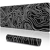 YUWLDD Mouse Pad Gaming Large Desk Pad (31.5 x 11.8 x0.12 inch ...