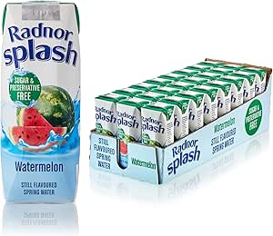 Radnor Splash Sugar Free Watermelon Tetra Pak 24x250ml : Amazon.co.uk ...