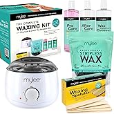 Mylee Professional Complete Waxing Kit with Wax Heater, Hard Wax Beads ...