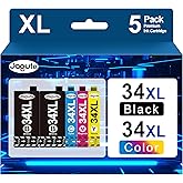 SANCTink 34 XL Cartucce d'inchiostro Compatibili con Epson 34XL ...