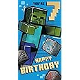 Minecraft Age 7 Birthday Card : Amazon.co.uk: Stationery & Office Supplies