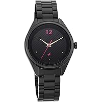 Fastrack Stunners Quartz Analog Black Dial Stainless Steel Strap Watch ...