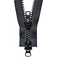 Premium Quality YKK Plastic Heavyweight Two Way Open Ended Zipper Zips ...