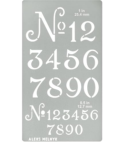 Reusable Craft Stencils Metal Alphabet Stencil For Wood Burning ...