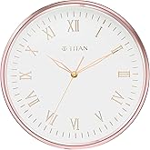 Titan Plastic Silent Sweep Battery Powered Grey Round Dial Unisex ...
