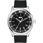 Helix by Timex Analog Watch for Man with Black Round Dial & Black ...