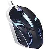 Amazon.in: Buy ENTWINO USB Wired Gaming Mouse D1 Black, LED Backlight up to 1800 DPI, Ergonomic ...